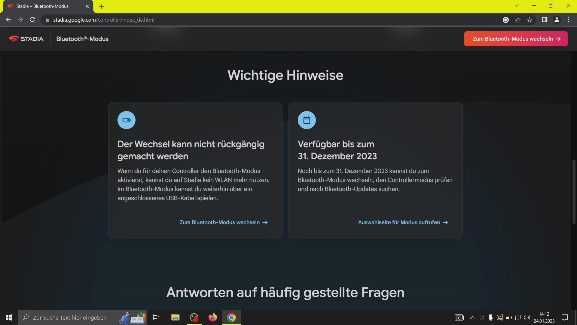 Bluetooth aktivieren beim Google Stadia Controller + Verbindung mit ...